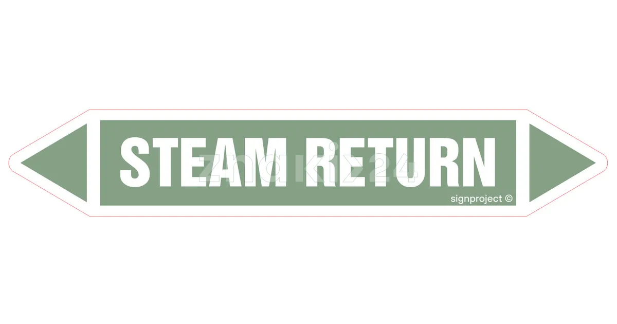 STEAM RETURN - Rurociągi - JF435 - Znaki24.pl